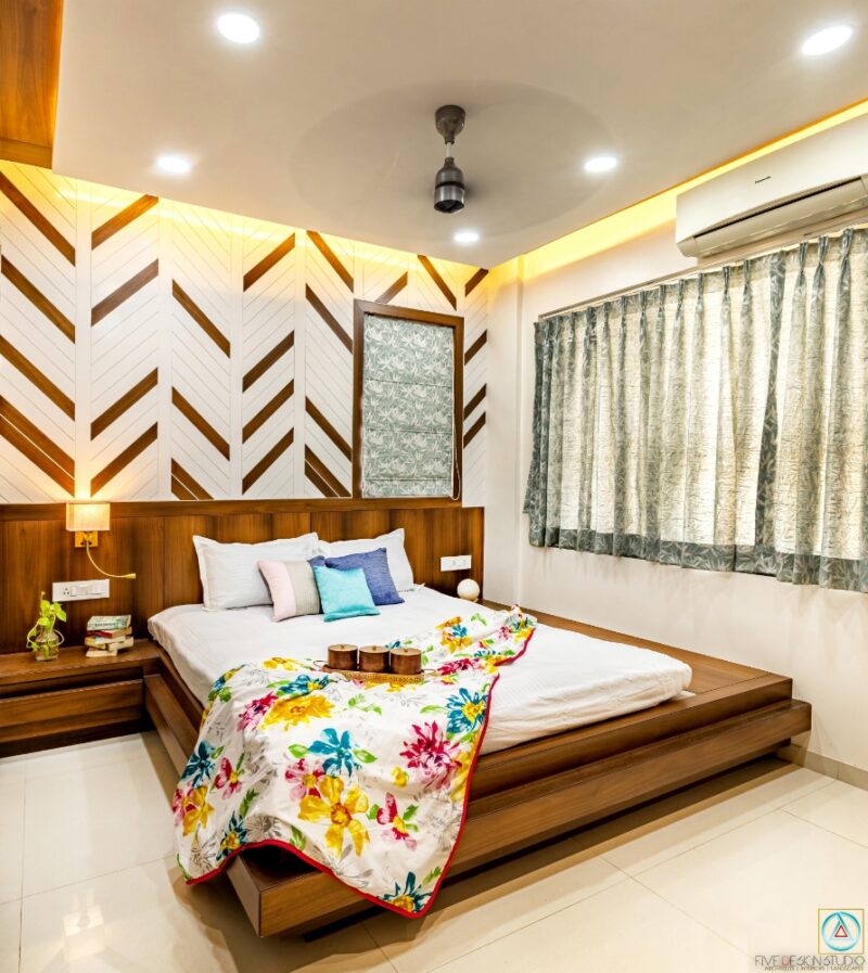 Wooden Cushion House | Five Design Studio | Nashik – Interiorlover Projects