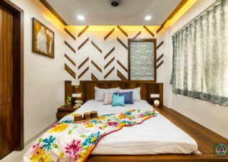 Wooden Cushion House | Five Design Studio | Nashik – Interiorlover Projects