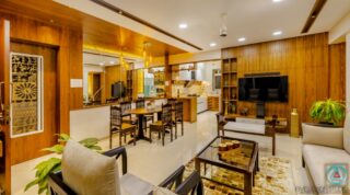 Wooden Cushion House | Five Design Studio | Nashik – Interiorlover Projects