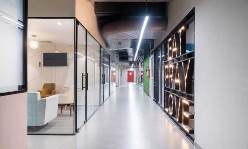 Prepladder Office | Projected Rays | Chandigarh – Interiorlover Projects