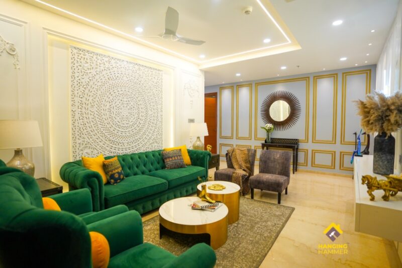 Fusion Neo-Classical Home | Hanging Hammer | Hyderabad – Interiorlover ...