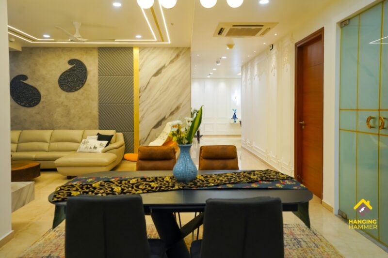 Fusion Neo-Classical Home | Hanging Hammer | Hyderabad – Interiorlover ...