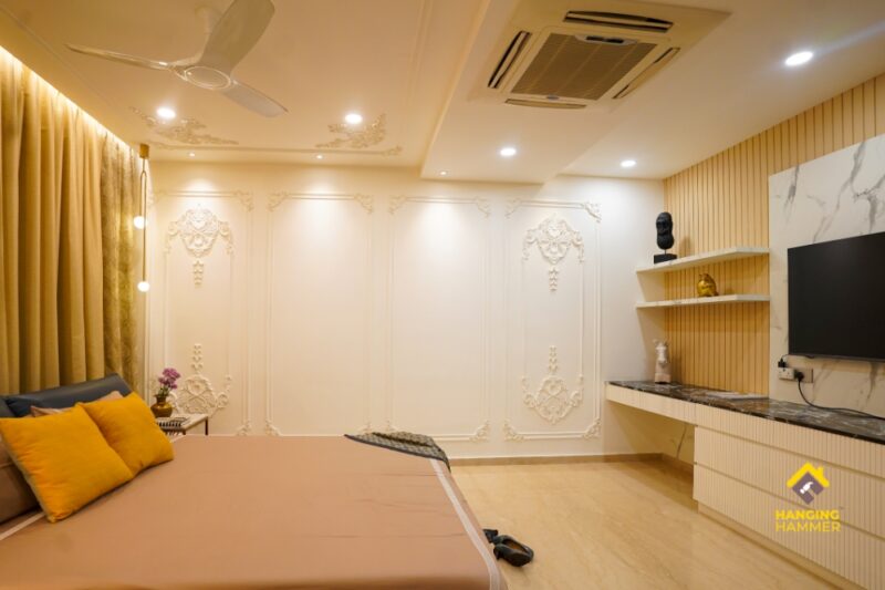 Fusion Neo-Classical Home | Hanging Hammer | Hyderabad – Interiorlover ...