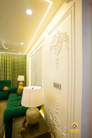 Fusion Neo-Classical Home | Hanging Hammer | Hyderabad – Interiorlover ...