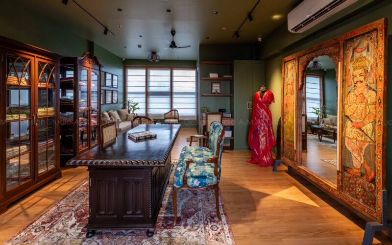 Pathani Saree Boutique | AMA Design Studio | Pune – Interiorlover Projects